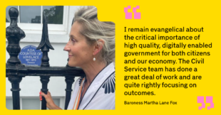 Baroness Martha Lane Fox, entrepreneur, crossbench peer and co-chair of ...